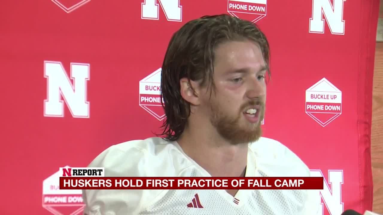 N REPORT: Husker LB Nick Henrich takes questions following Huskers ...