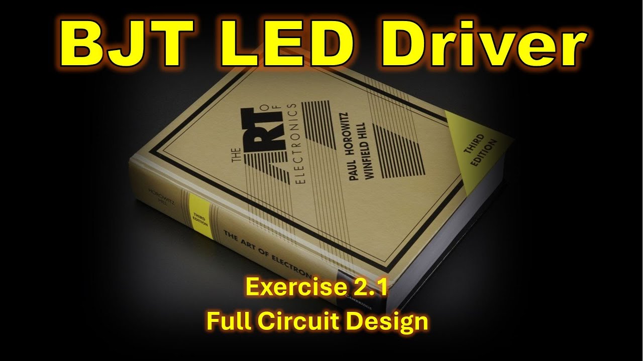 BJT LED Driver - Art of Electronics Exercise 2.1 - YouTube