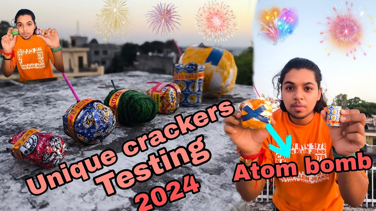 Biggest Atom Bomb Testing🤯/unique crackers testing/Diwali 2024 ...