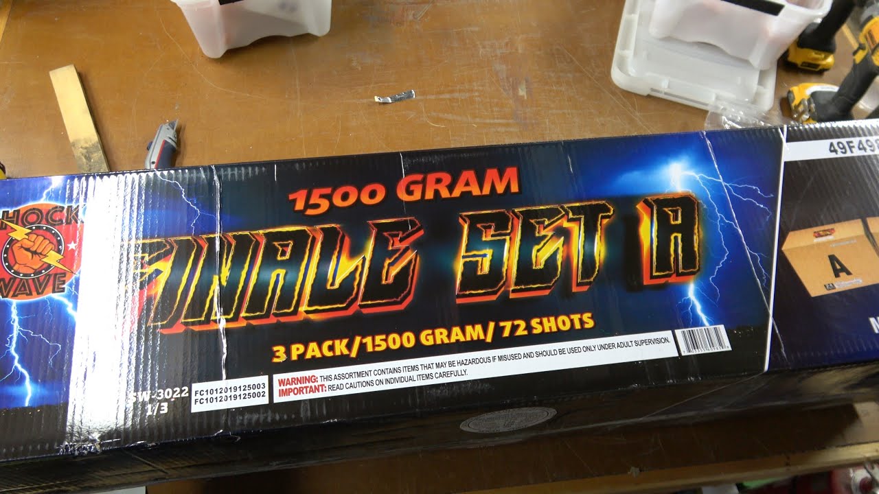 1500 gram 72 shot Finale Set A by Shockwave - YouTube
