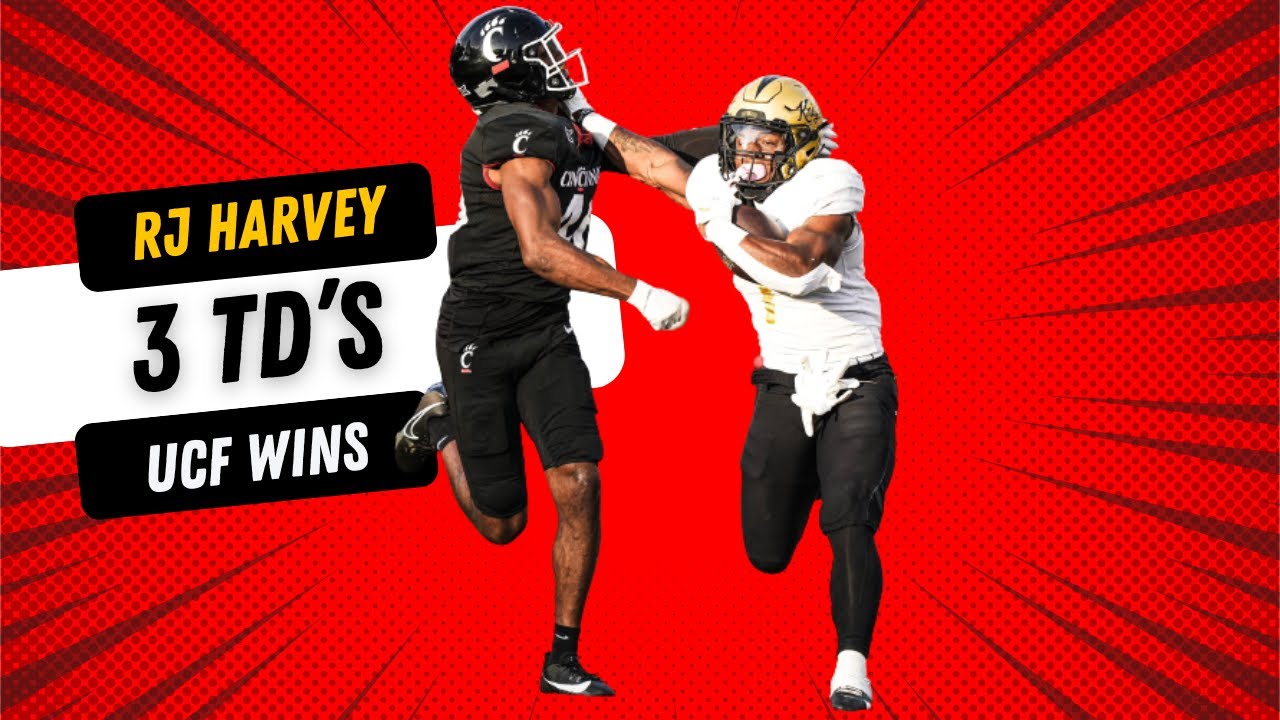 UCF XO's Breakdown of UCF Offense at Cincinnati - RJ Harvey 3 ...