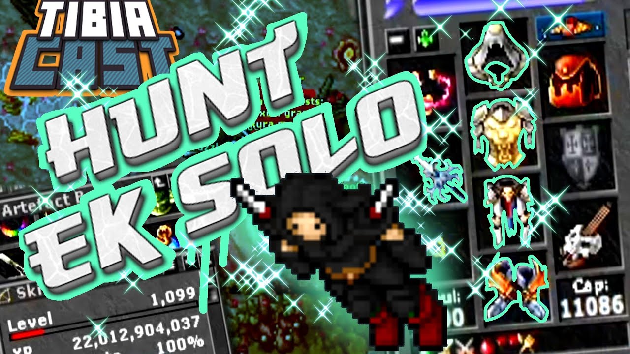 ek lvl 1099 na hunt solo 🔥🔥 #tibia #tibiacast - YouTube