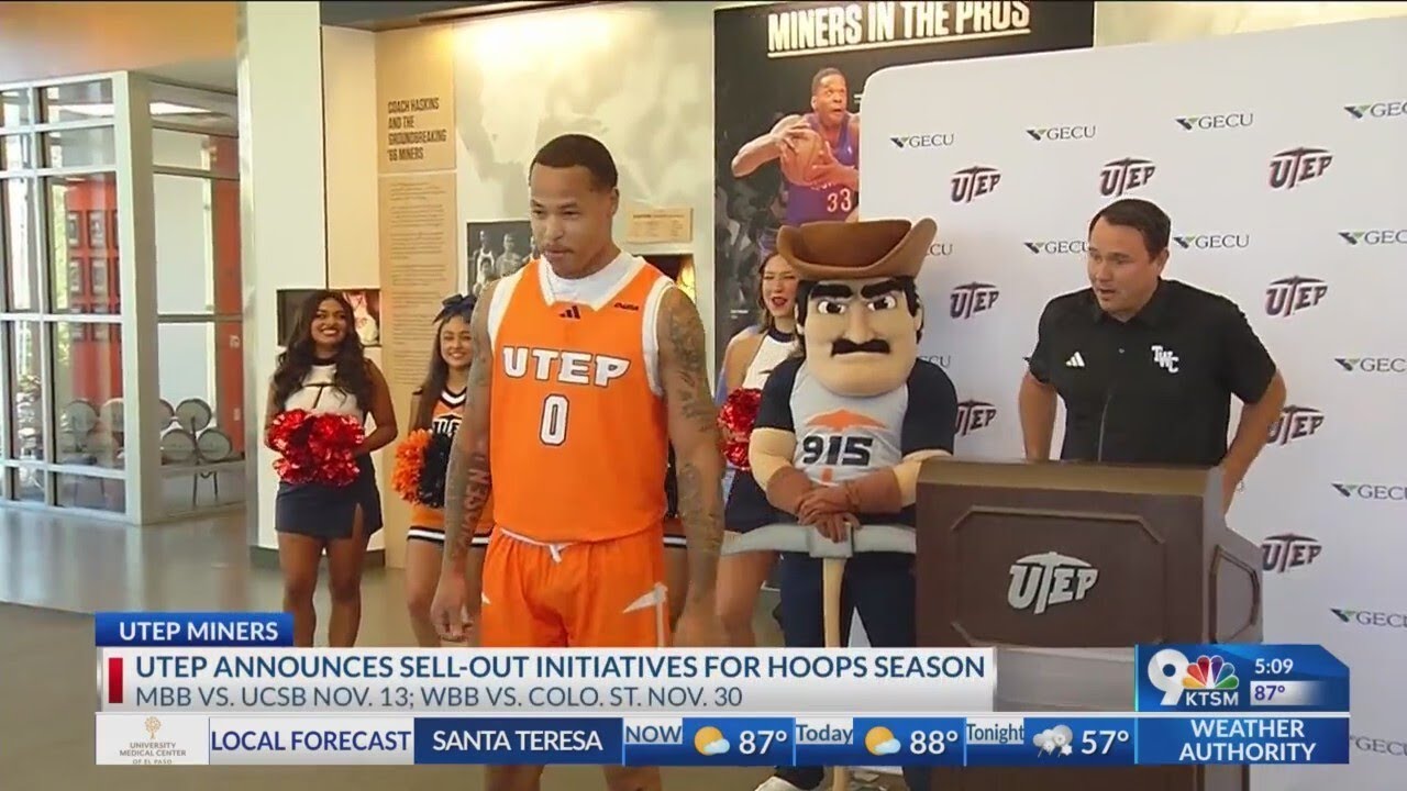 UTEP announces sell-out initiatives for hoops season - YouTube