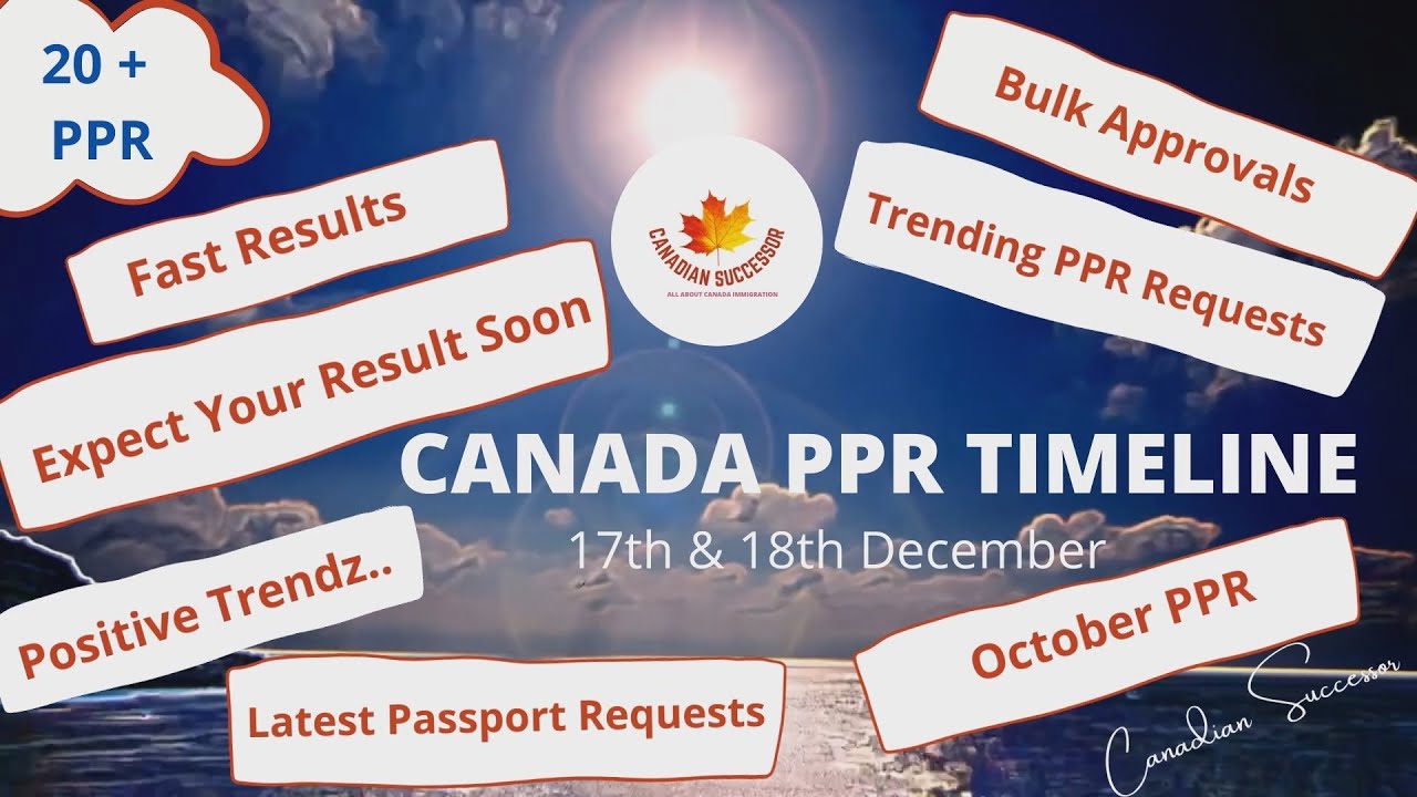 CANADA PPR Timeline - Student Visa Application Status as on 17th & 18th ...