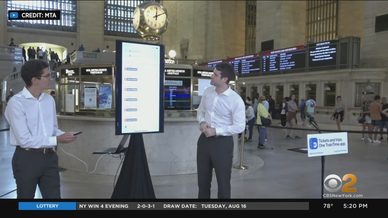 MTA launches new and improved Train Time app - YouTube