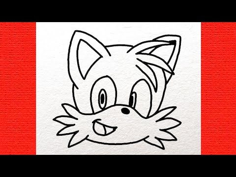 How to draw a Tails | step by step draw Tails Sonic X