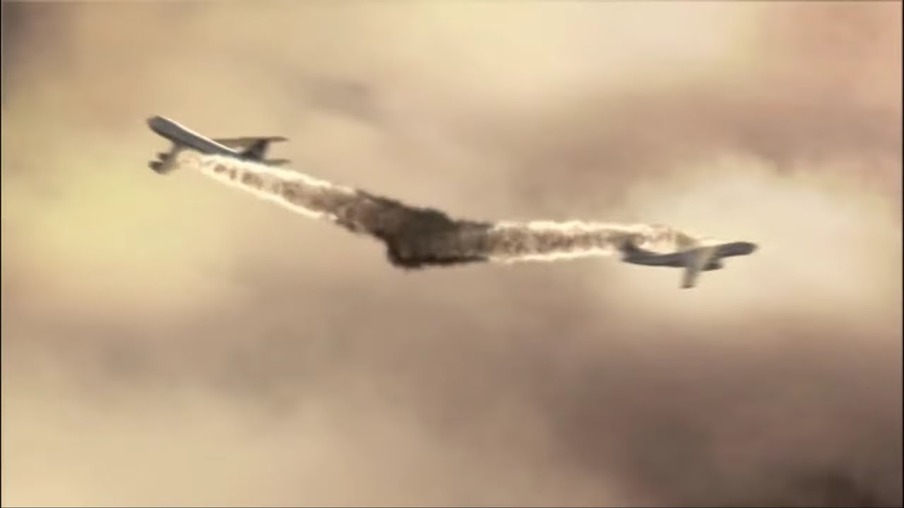 Charkhi Dadri Mid-air collision (Crash Animation) - YouTube