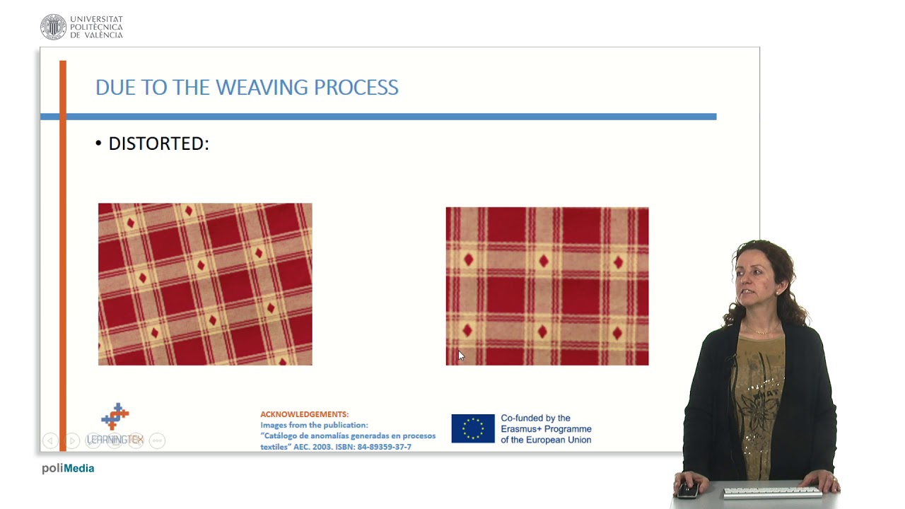 Defects Due to weaving process. Distorted | 45/67 | UPV - YouTube