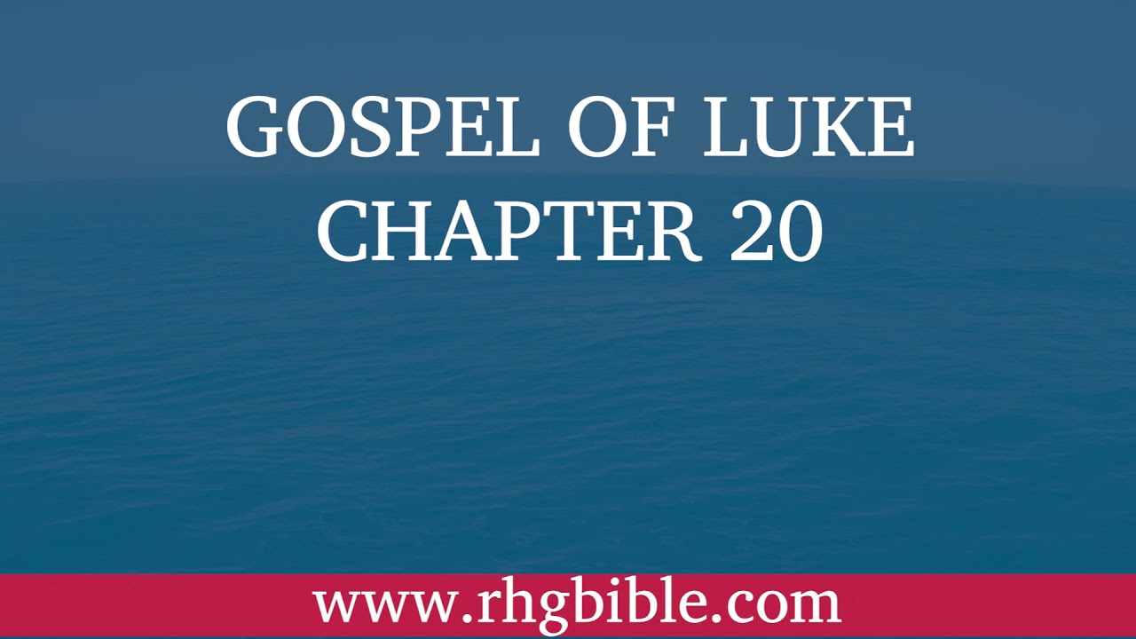 Gospel of Luke Chapter 20 | Rohingya Bible - YouTube
