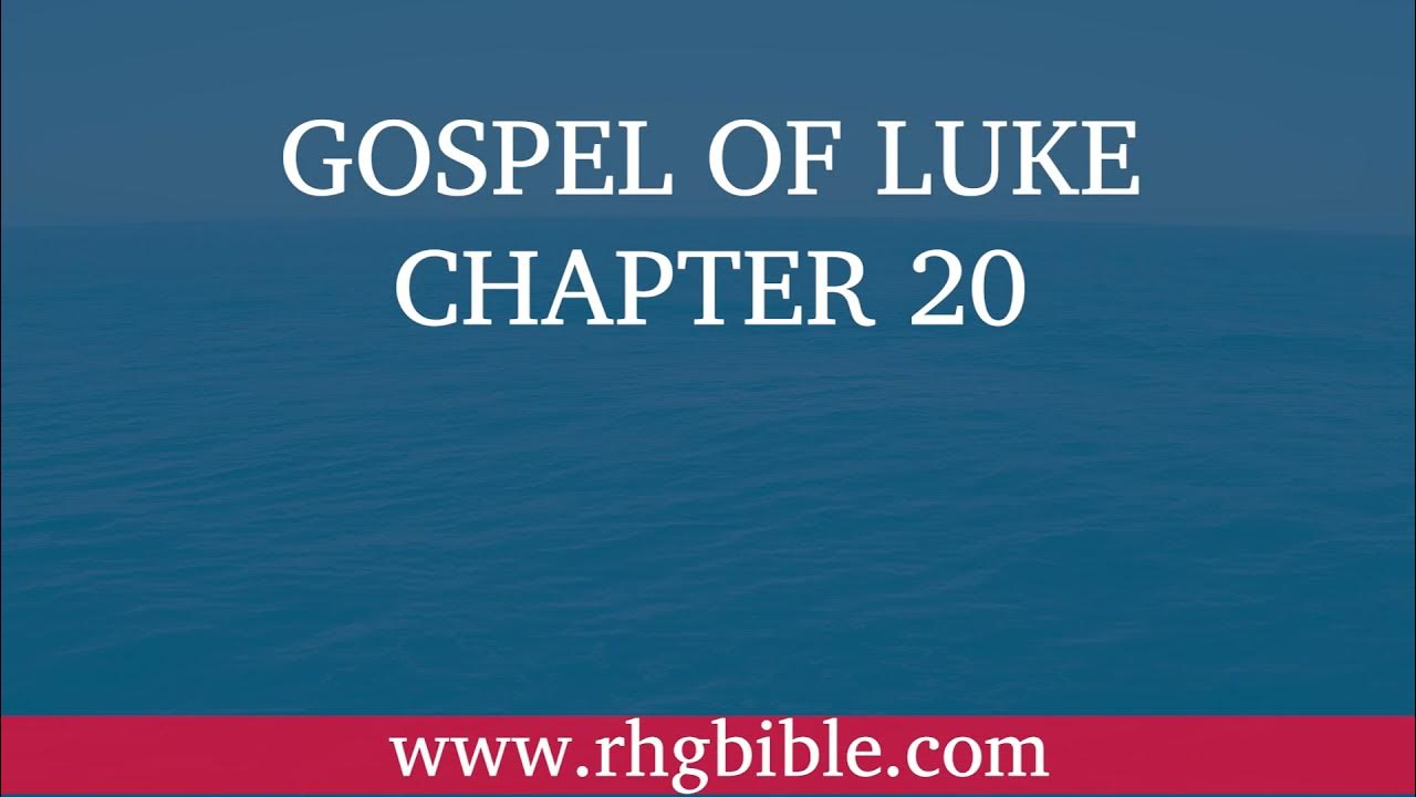 Gospel of Luke Chapter 20 | Rohingya Bible - YouTube