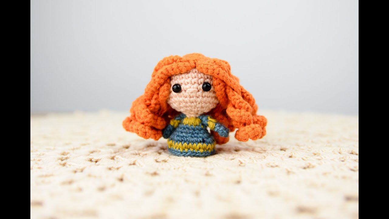 Amigurumi | como hacer a Merida (Brave) en crochet | Bibi Crochet - YouTube
