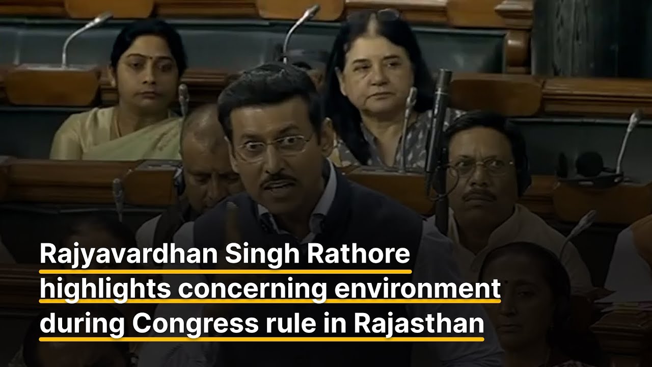 Revisiting the captivating speech of Col. Rajyavardhan Singh Rathore on ...