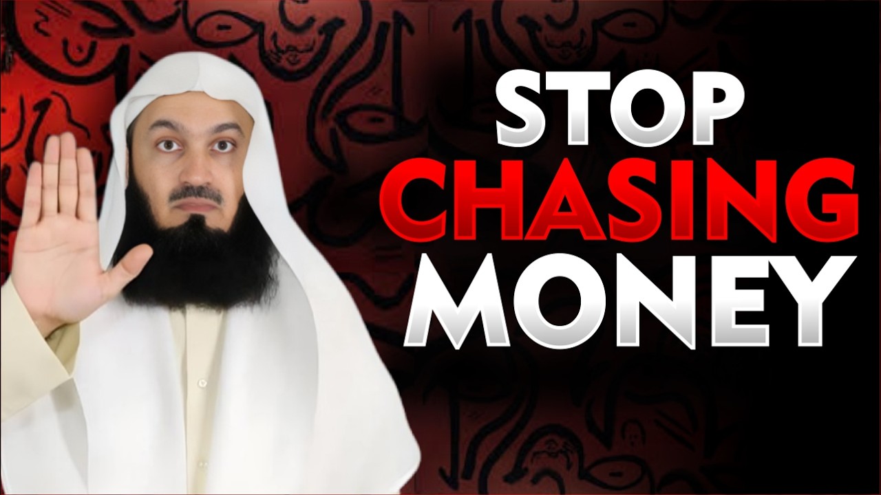 When You Stop Chasing Money, Allah Sends It To You | Mufti Menk - YouTube