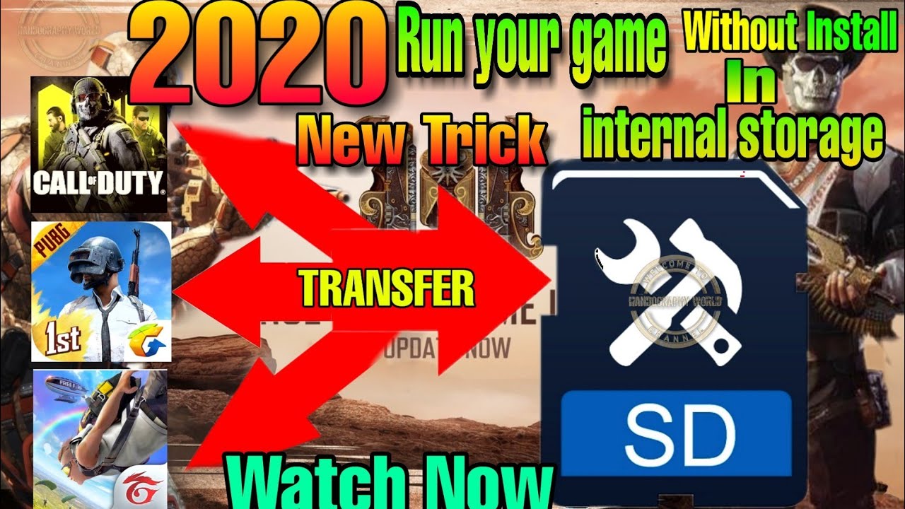 PLAY GAMES IN SD CARD 2020 NEW METHOD | HOW TO PLAY PUBG, COD, FREE ...