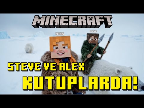 MINECRAFT STEVE VE ALEX KUTUPLARDA ❄️❄️ | Tüm Komik Anlar!
