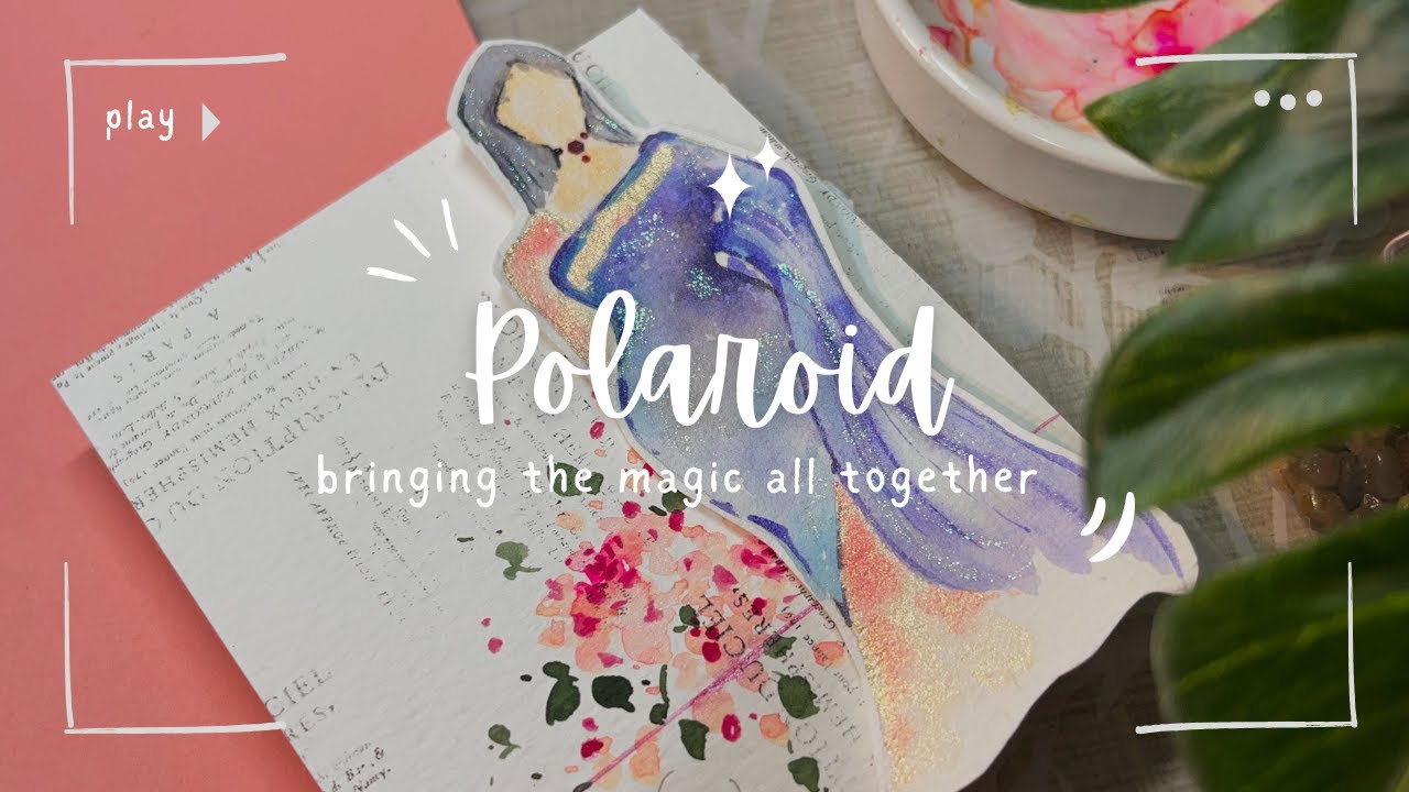 Calligraphy x Watercolor | Day 7 | Watercolor Portraits | Polaroid ...