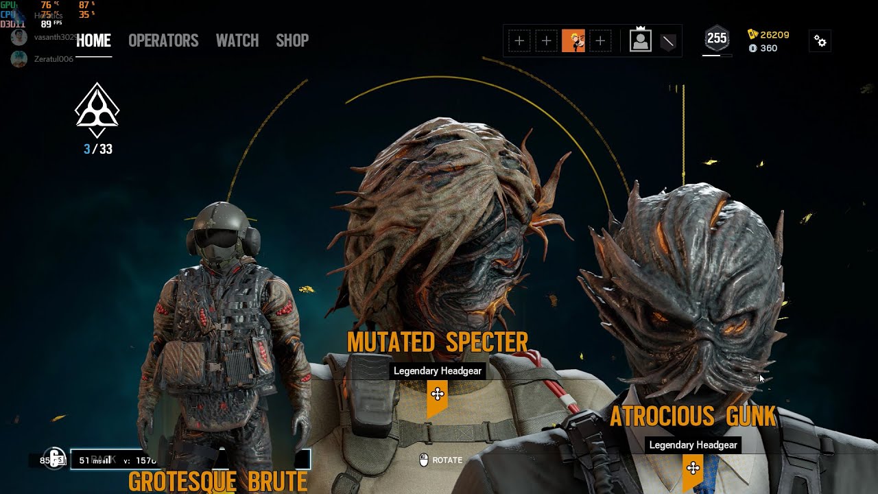 Aruni headgear ️ with two more legendary from Alpha pack | Containment ...