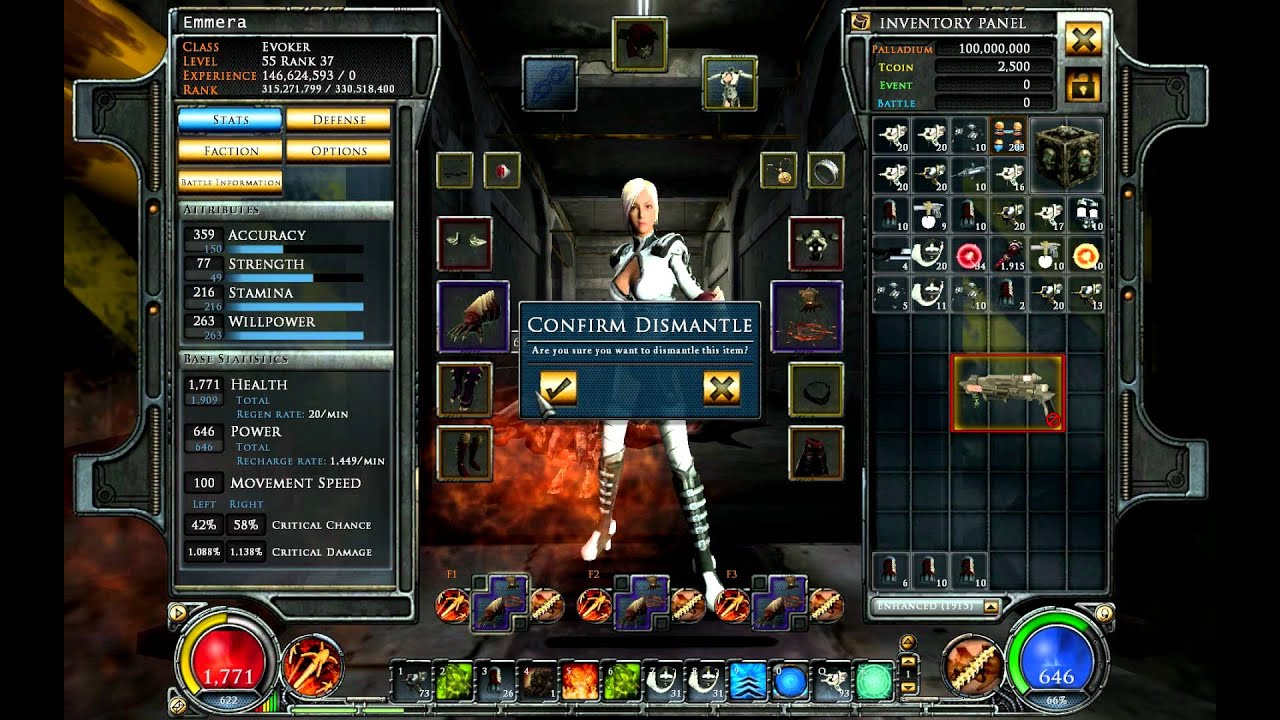 Hellgate Global: Emmera Turns a Dunbar's Disruptor into a Nanoshard - YouTube