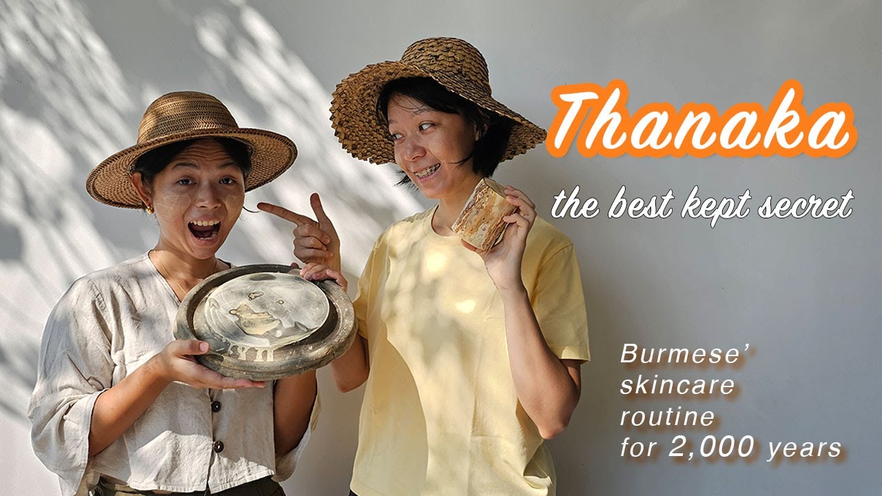 We Try Traditional Burmese Skincare: Thanaka - YouTube