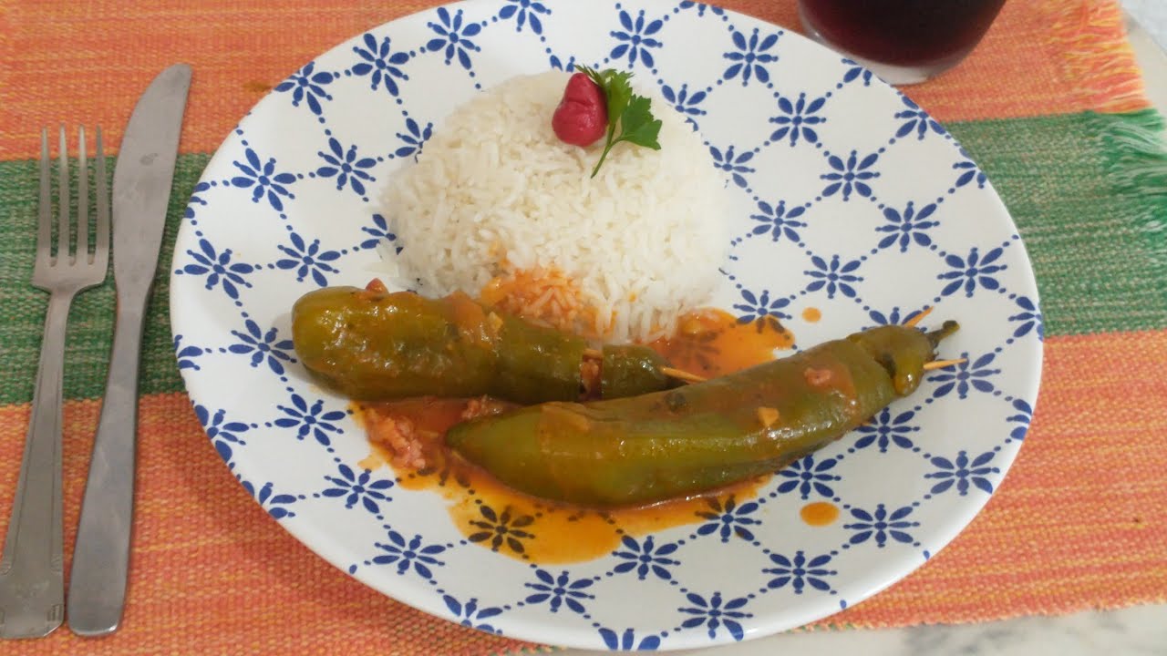 Pimenta Recheada /stuffed pepper / Chilli🌶️🌶️ - YouTube