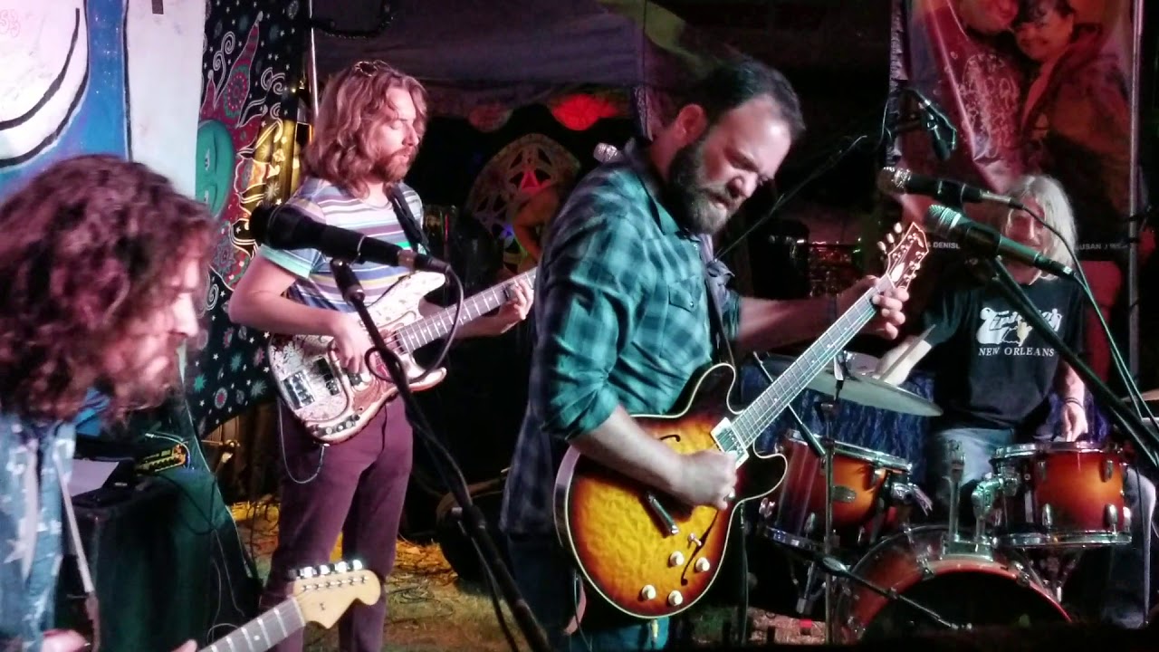 Cris Jacobs band live at Camp Bitchin Kitchen High Sierra Music Fest ...