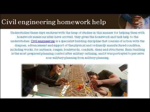 Civil engineering homework help - YouTube