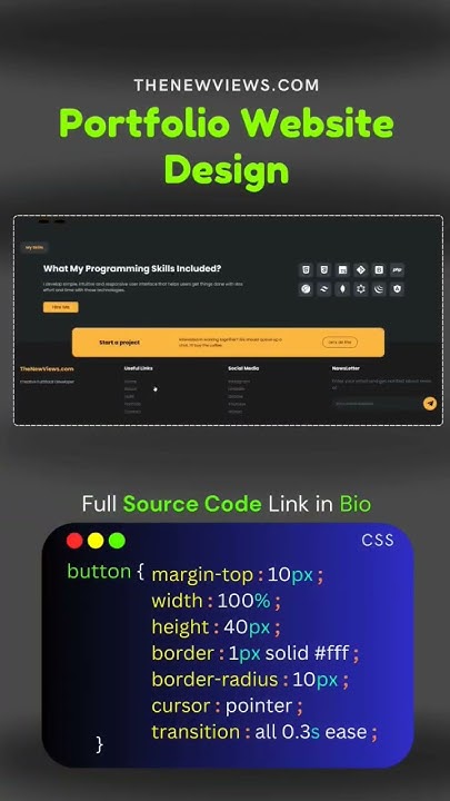 Portfolio Website Design ️ Coding Codinglove Coderslife Programming Javascript Coderscamp