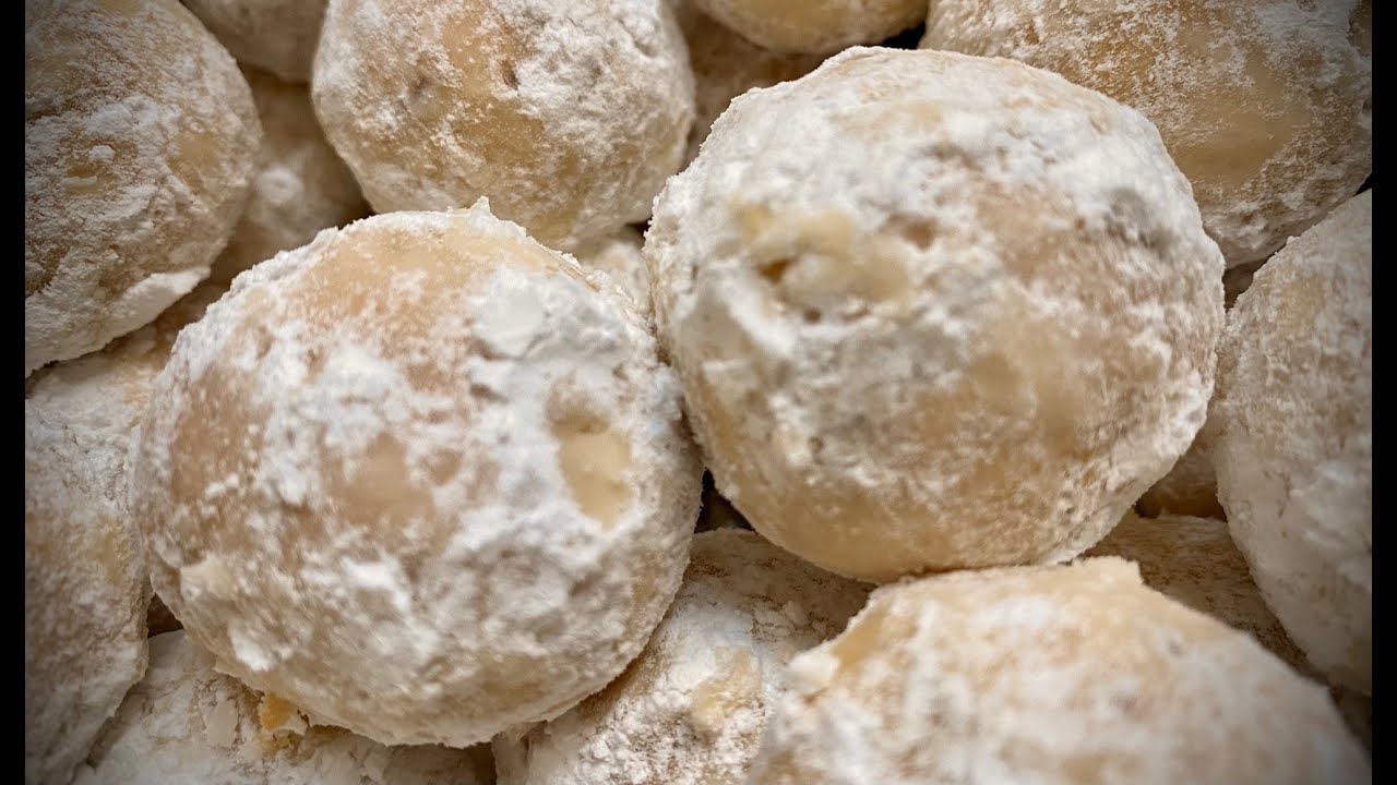 Italian Wedding cookies (Snowballs) - YouTube