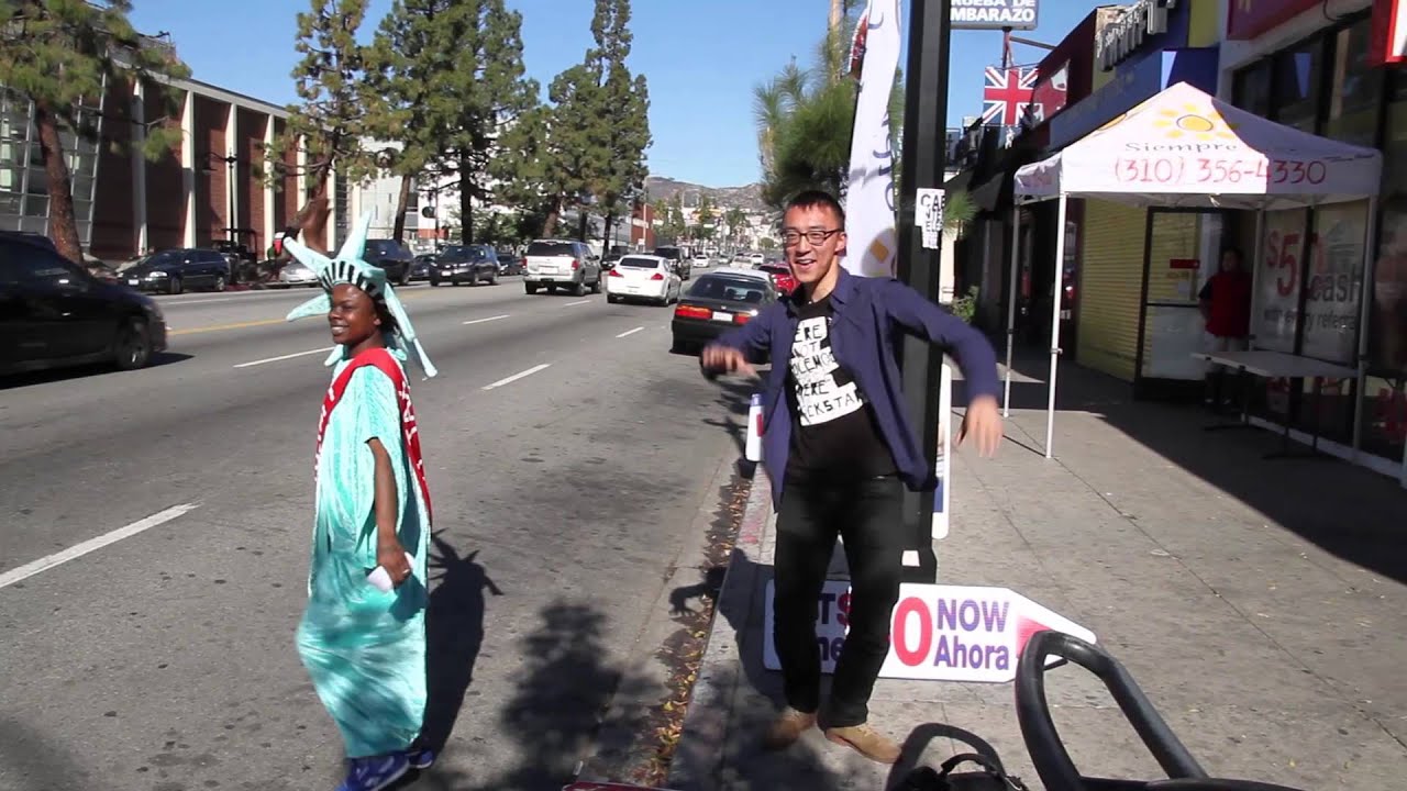 Dancing With Liberty Tax Sign Spinner - YouTube