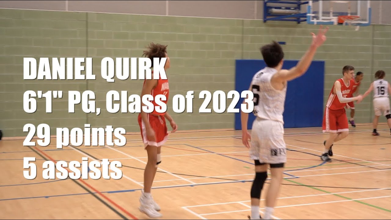 Daniel Quirk (2023) - 29 points, 5 assists vs Trafford - YouTube