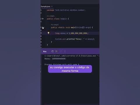 Você conhece o Numeric Literals introduzido no Java 7? #java #programacao #dev - YouTube