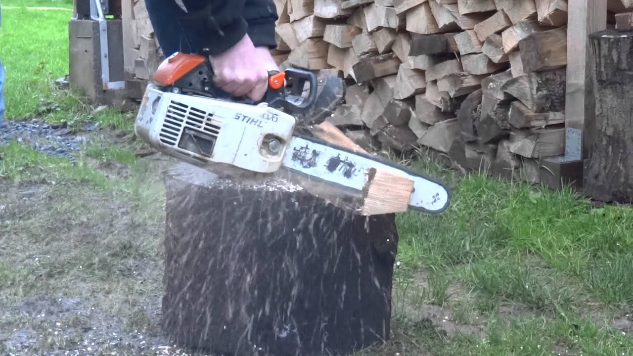 Stihl MS 200T - YouTube