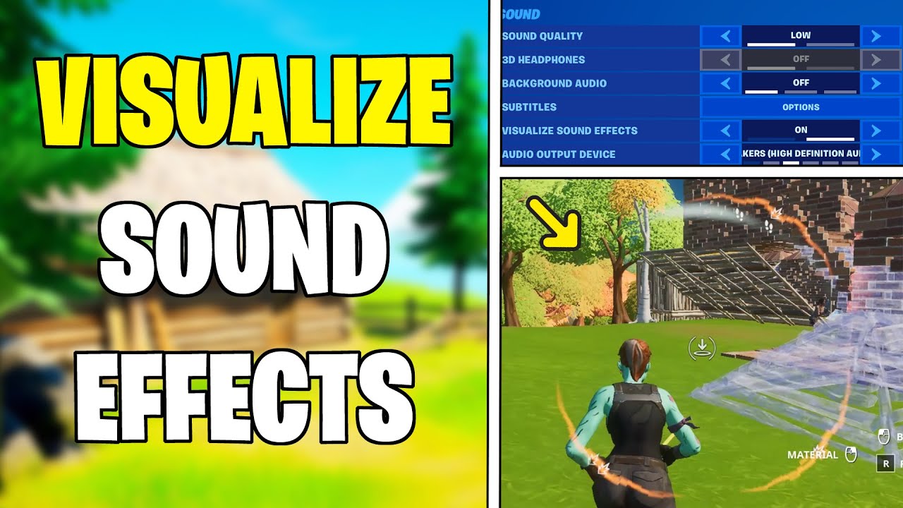 Cum sa vezi Pasii Jucatorilor pe Fortnite (VISUAL SOUND EFFECTS) - YouTube