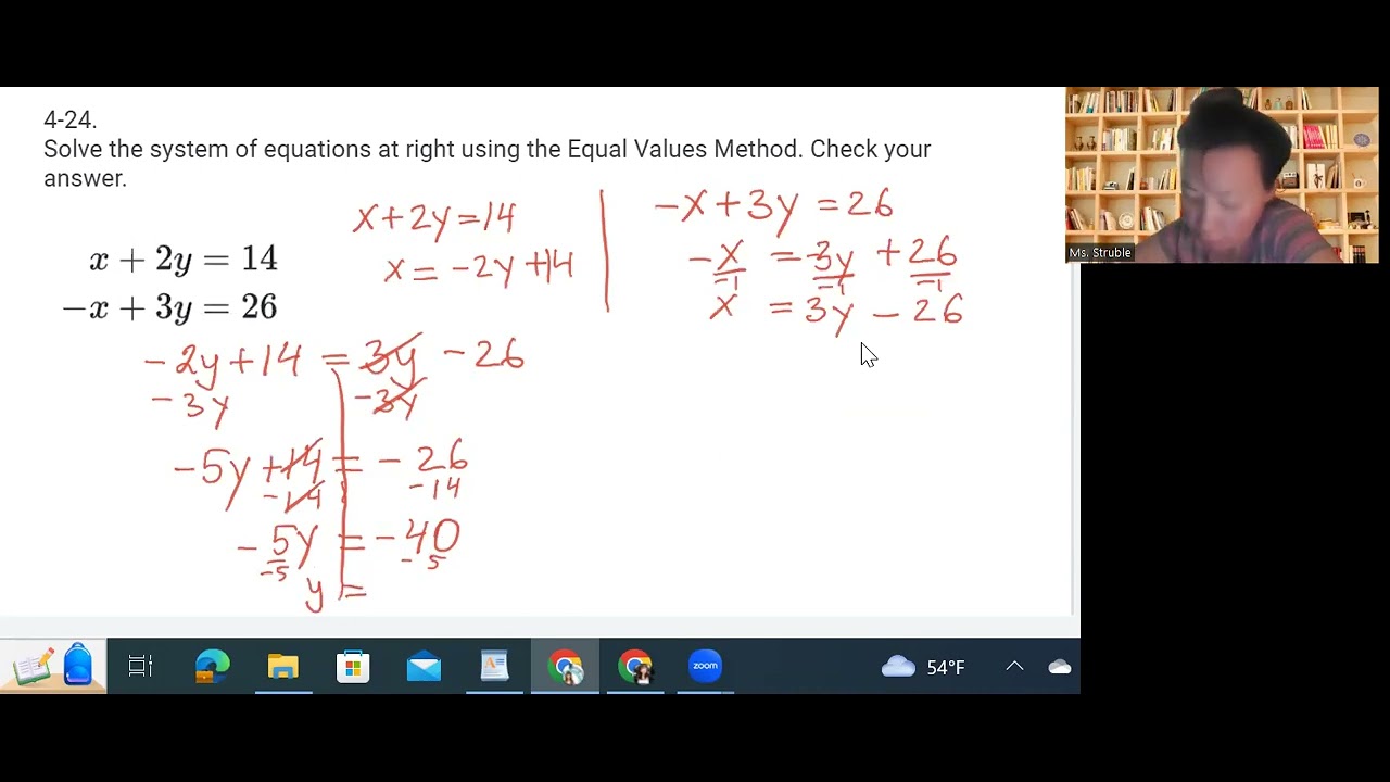 Lesson 4 1 2 Solving The System Of Equations Using The EVM 4 24 YouTube lesson-4-1-2-solving-the-system-of-equations-using-the-evm-4-24-youtube