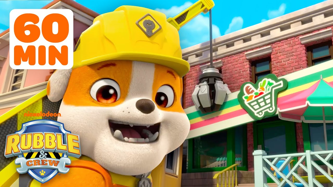 Rubble Builds Restaurants & Cafés! w/ Mix & Wheeler | 1 Hour ...