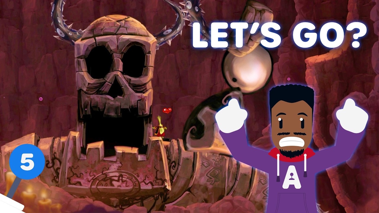 Freezing My Tail Off, and Dodging Golems with Magma Rocks in Rayman ...