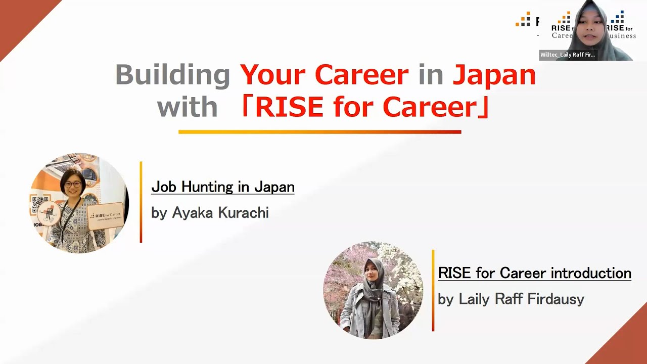★Building your Career in Japan as an Engineer with "RISE for Career ...