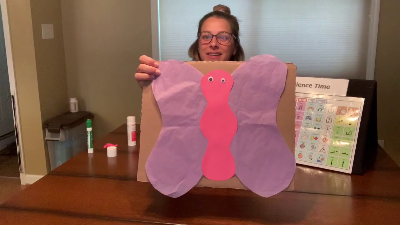 Static Electricity Butterfly Science Experiment - YouTube