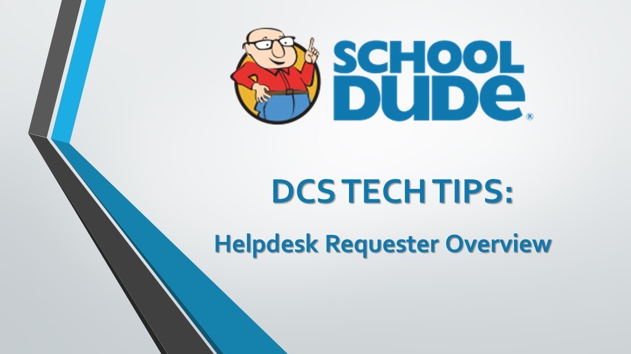 Tutorial: Schooldude Helpdesk Requester Overview - YouTube