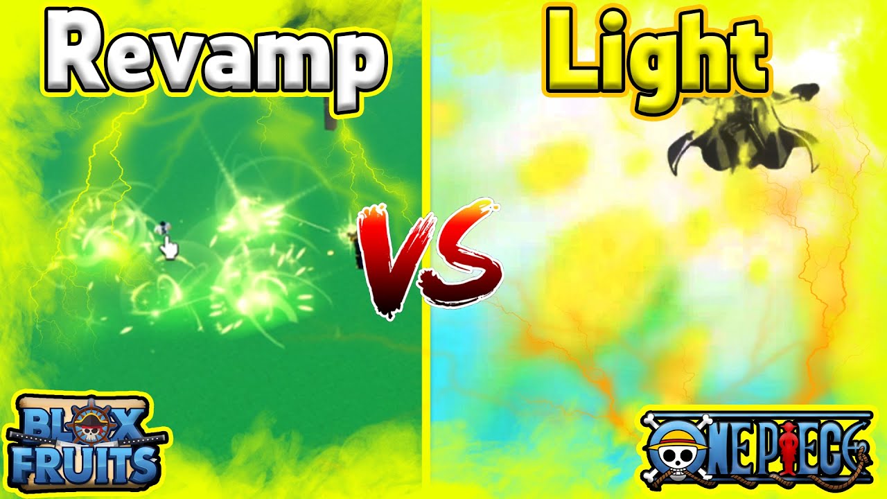 (CODES) [🎅Blox Fruits 🎄XMAS] Revamp Light Fruit Vs Anime Light 😎Fruit ...