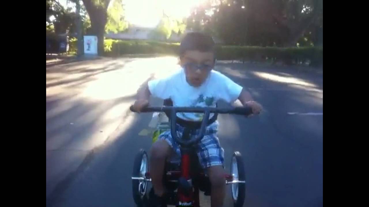 Oliver's First Bike Ride - YouTube