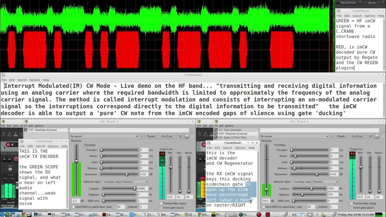 Interrupt Modulated(IM) CW Mode - Live demo on the HF band - YouTube