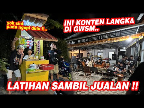 ENTHUL JUALAN GORENGAN DAN KOPI SAAT LATIHAN !! Bakalan untung apa rugi ya ??