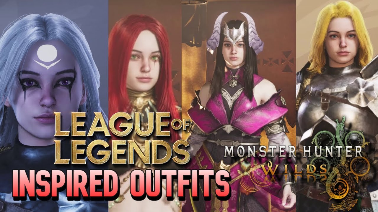 League of Legends Inspired Outfits | Monster Hunter Wilds Fashion ...