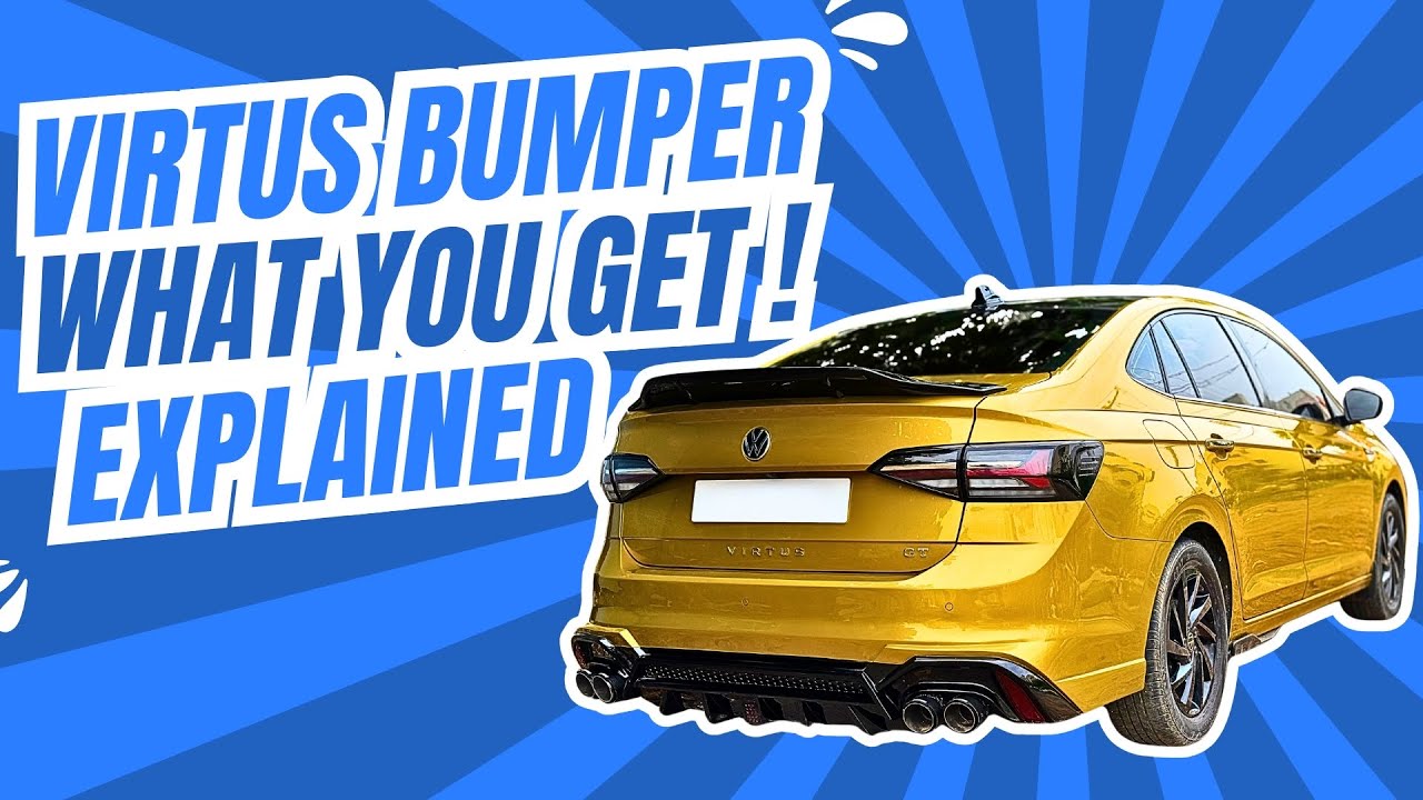 Virtus Custom Rear Bumper| Virtus Exhaust| Diffuser| VW Virtus Body Kit ...