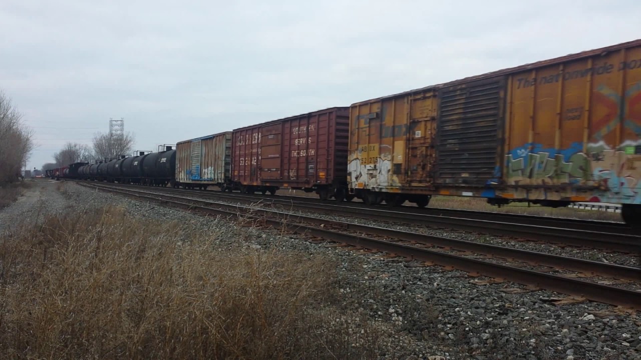 NS CW44-9 #9491, NS SD70ACU #7316 And NS ES40DC #7563 - YouTube