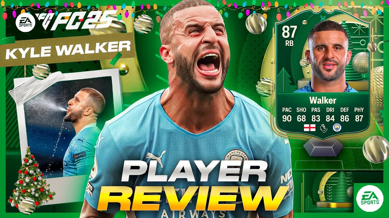 ¿ES MEJOR OPCIÓN QUE DALOT? | KYLE WALKWER 87 EVO WINTER| REVIEW EA FC25 - YouTube