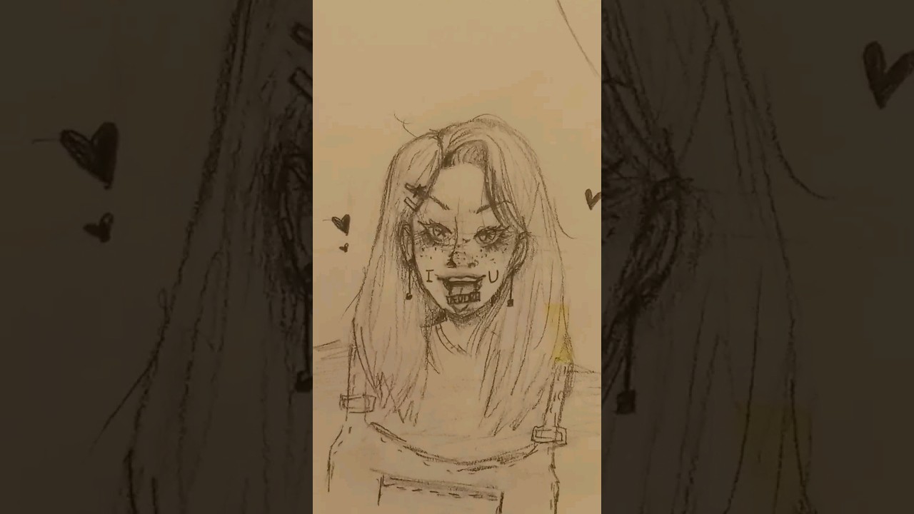 i adore you #arttrend #asthetic #art #sketchart #drawing #sketch # ...