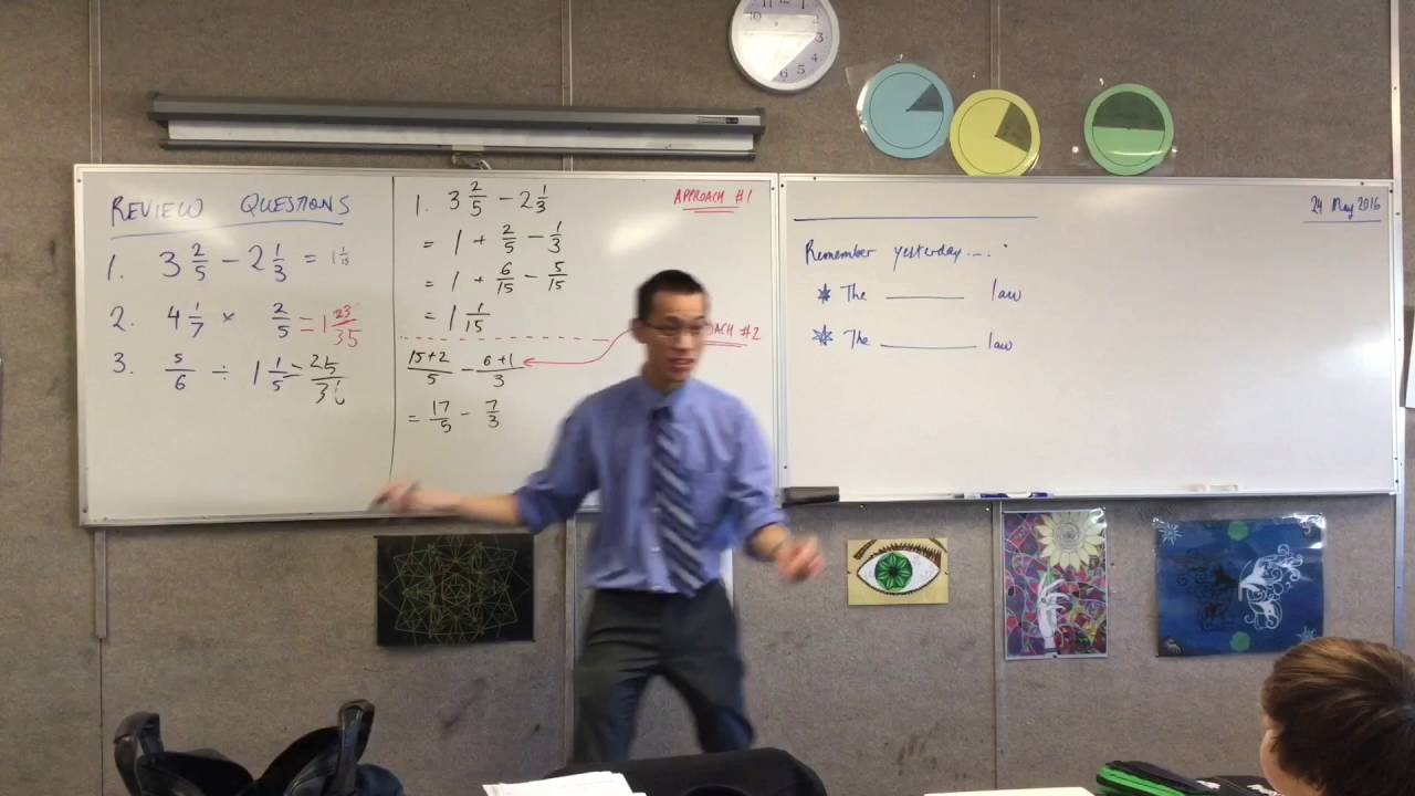 The Distributive Law (1 of 2: Using two approaches to subtract ...