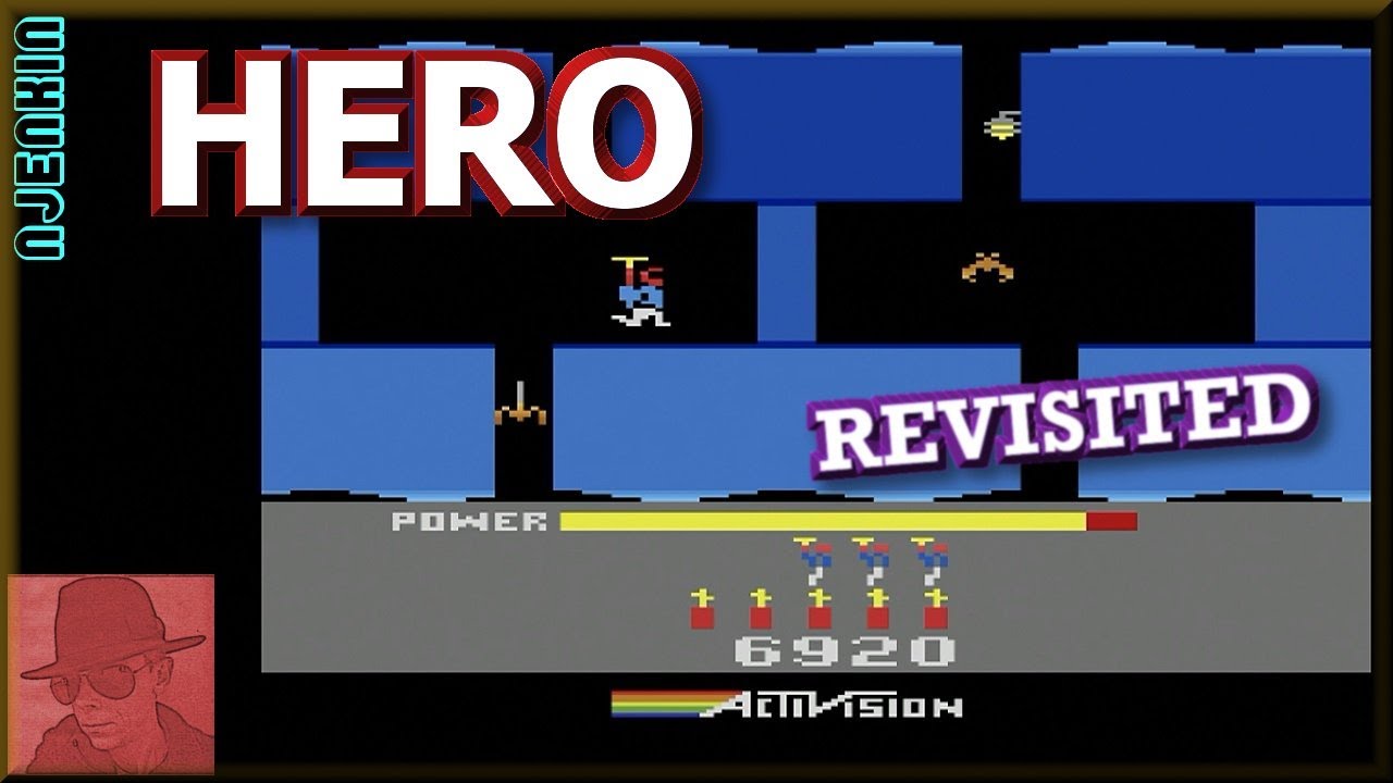 HERO - on the Atari 2600 - REVISITED! - with Commentary !! - YouTube